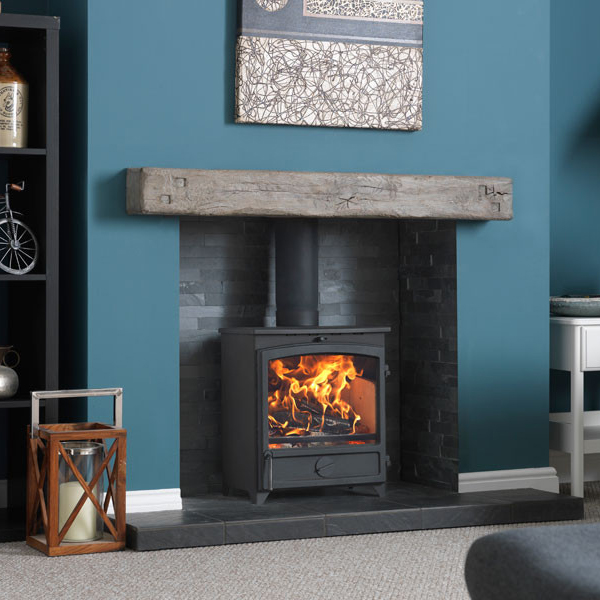 Go Eco 5kW Plus Wide Wood Burning / Multi-Fuel Stove | Flames.co.uk