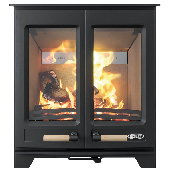 Henley Hampton 5 Twin Door Wood Burning Stove | Flames.co.uk