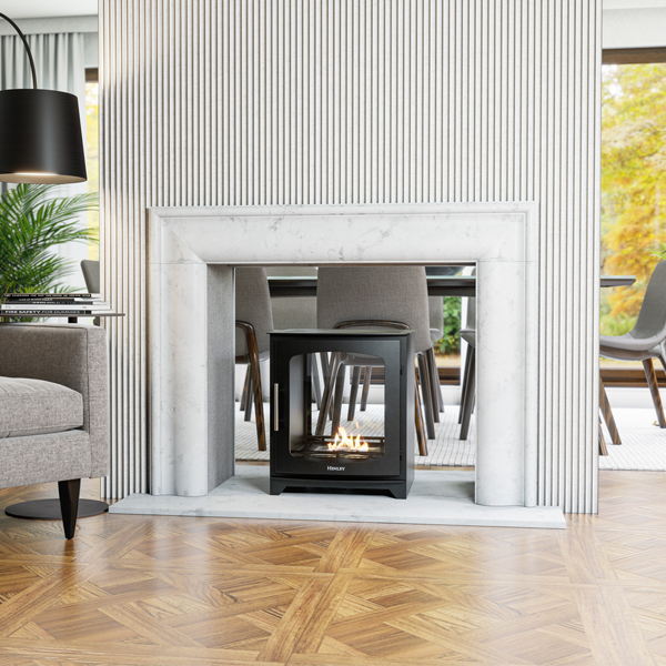 Henley Hazelwood Double Sided Bioethanol Stove | Flames.co.uk