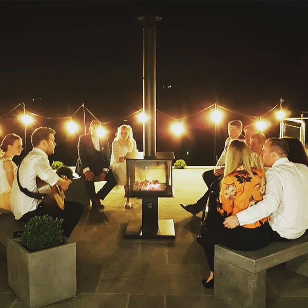 Legend Garden Cube - Outdoor Wood Burning Stove | Flames.co.uk