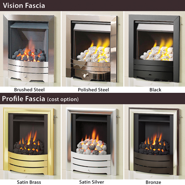 Legend Spirit Gas Fire - Fascia Model | Flames.co.uk