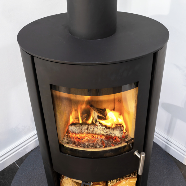 Fireline Woodtec FCS Cylinder 5kW Wood Burning Stove | Flames.co.uk