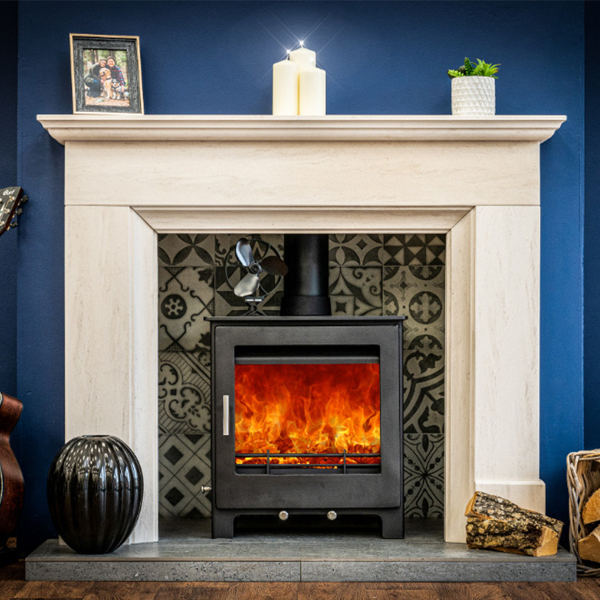 Woodford Lowry 5XL Widescreen Multi-Fuel Stove | Flames.co.uk