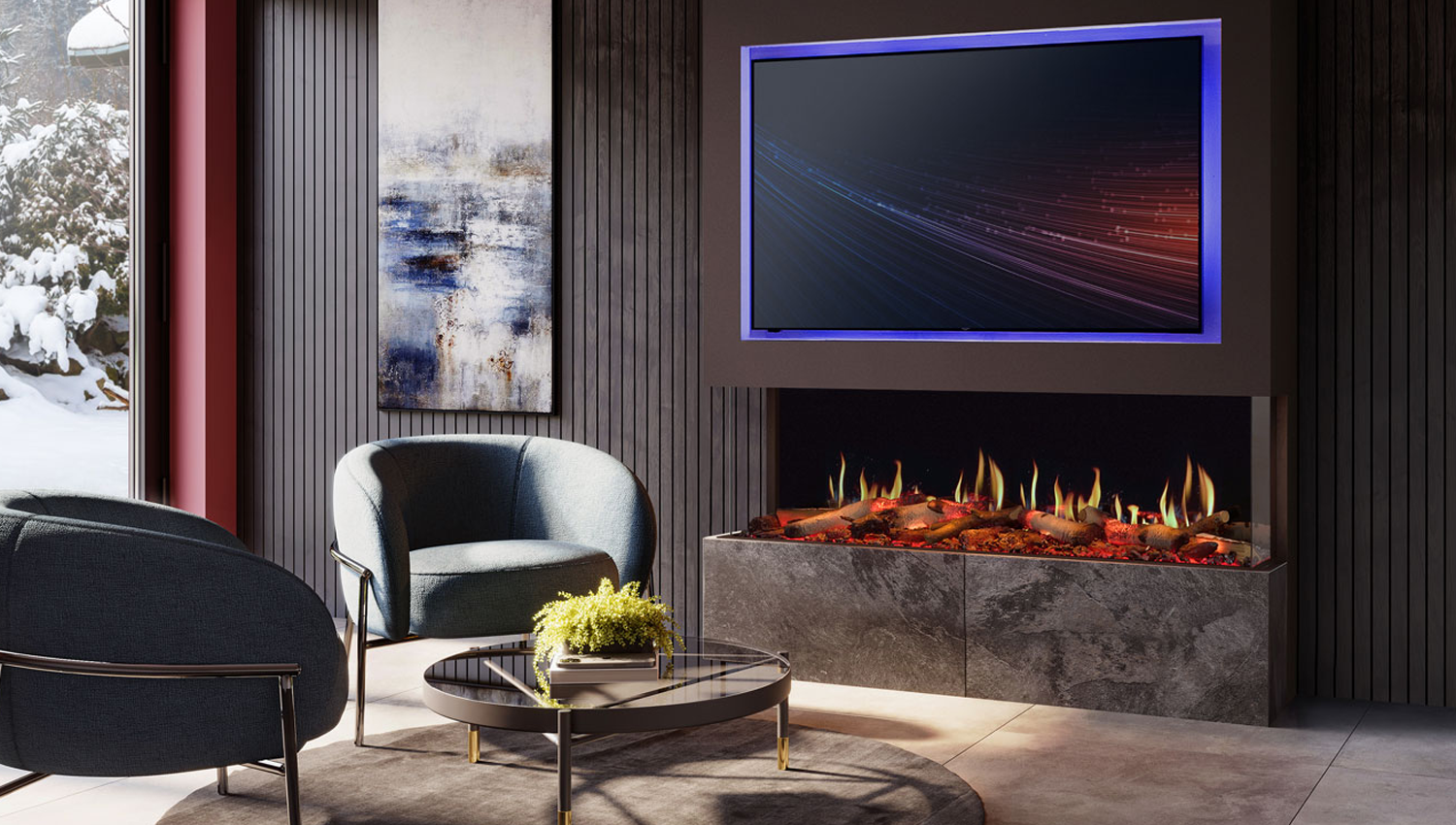 Electric Fireplaces | Add Style and Ambiance to Any Room! | Flames.co.uk