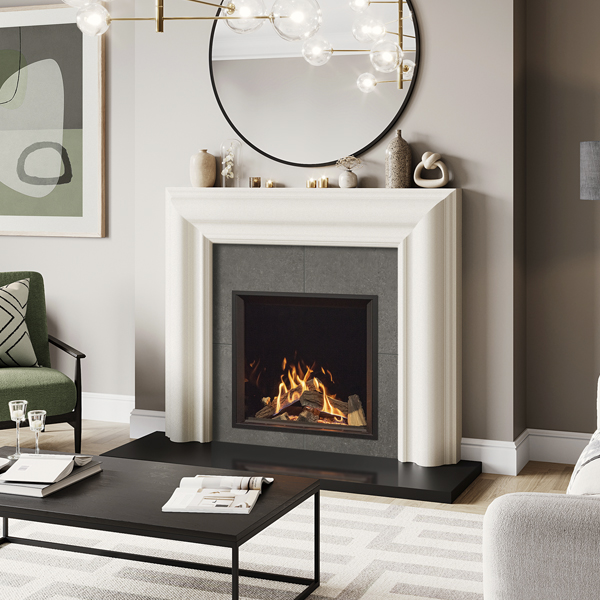 Onyx Eclipse 60HL Conventional Flue Gas Fire | Flames.co.uk