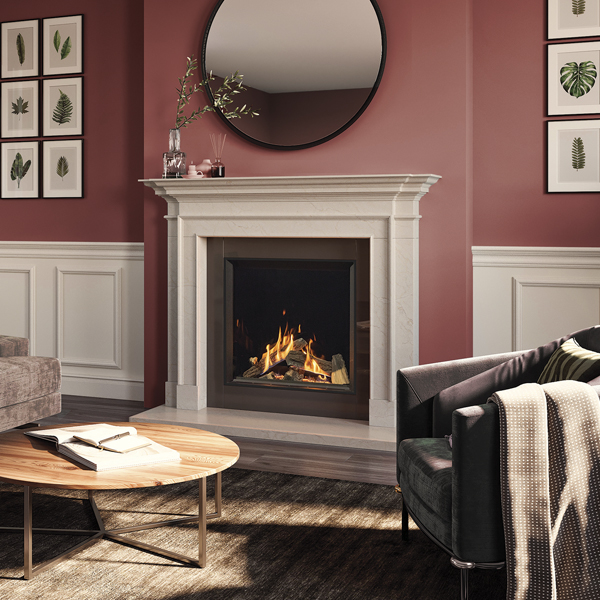 Onyx Eclipse 60HL Conventional Flue Gas Fire | Flames.co.uk