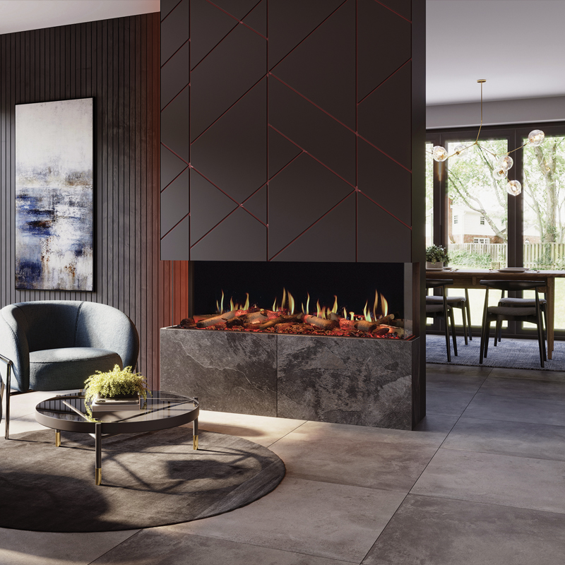 Onyx Fusion 150RW LCD Electric Fire | Flames.co.uk