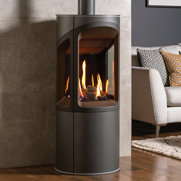 Onyx Liv 3 Conventional Flue Gas Stove | Flames.co.uk