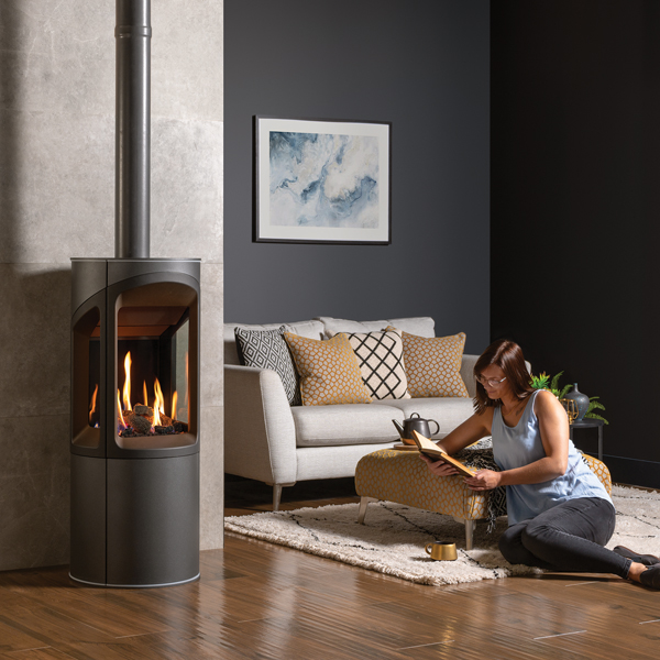 Onyx Liv 3 Conventional Flue Gas Stove | Flames.co.uk