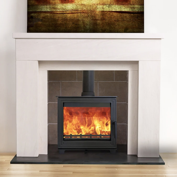 Woodford Pankhurst Large 8kW Eco Wood Burning Stove | Flames.co.uk