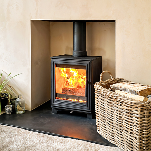 Woodford Pankhurst Medium 5kW Eco Wood Burning Stove | Flames.co.uk
