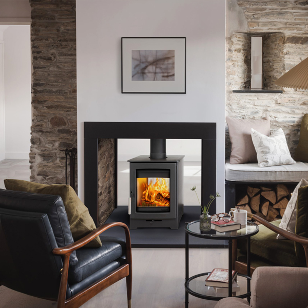 Parkray Aspect 4 Eco Double Sided Wood Burning Stove | Flames.co.uk