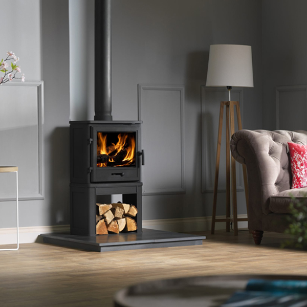 Penman Bassington Eco Multi-Fuel Stove - Black | Flames.co.uk