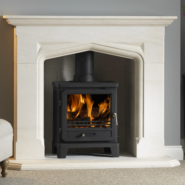 Penman Delamere Limestone Fireplace Suite | Flames.co.uk