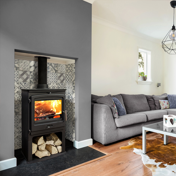 Portway P2 Contemporary Multi-Fuel Stove | Flames.co.uk