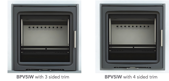 Purevision BPV5iW Wide 5kW Multi-Fuel Inset Stove | Flames.co.uk