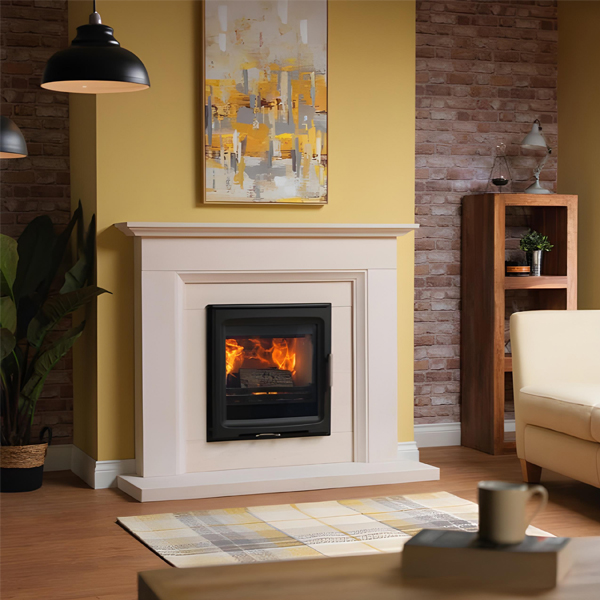 Purevision BPV5iW Wide 5kW Multi-Fuel Inset Stove | Flames.co.uk