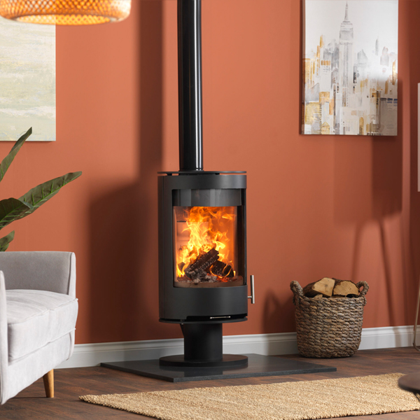 Purevision BPVR Cylinder Multi-Fuel Stove | Flames.co.uk