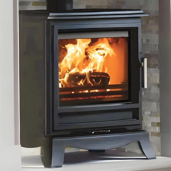 Purevision CPV5W Classic Wide 5kW Multi-Fuel Stove | Flames.co.uk