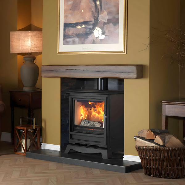 Purevision CPV5W Classic Wide Slimline 5kW Multi-Fuel Stove | Flames.co.uk