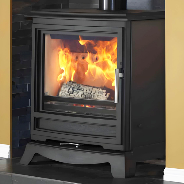 Purevision CPV5W Classic Wide Slimline 5kW Multi-Fuel Stove | Flames.co.uk