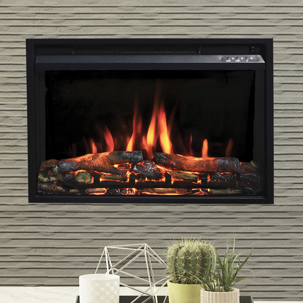 FLARE Rodwell 22" Inset Wall Mounted Electric Fire | Flames.co.uk