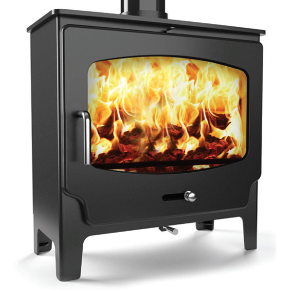 Saltfire ST-X Wide Wood Burning / Multi-Fuel Stove | Flames.co.uk