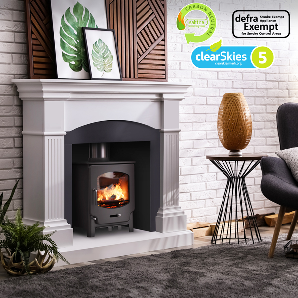 Saltfire ST-X4 Multi-Fuel Stove | Flames.co.uk