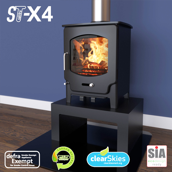 Saltfire ST-X4 Multi-Fuel Stove | Flames.co.uk