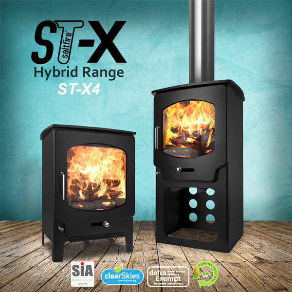 Saltfire ST-X4 Multi-Fuel Stove | Flames.co.uk
