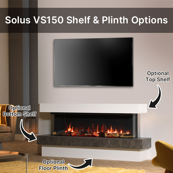 Vision E-Line Solus VS150 Electric Fire | Flames.co.uk