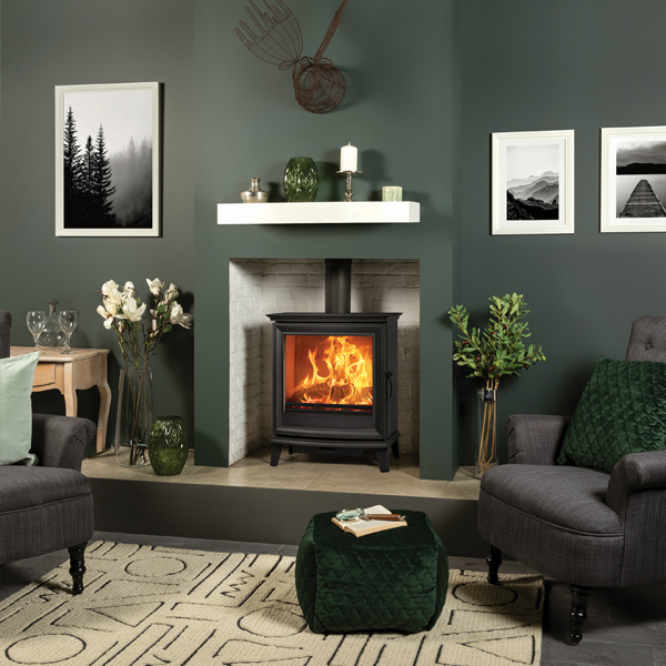 Stovax Chesterfield 5 Wide Eco Multi-Fuel Stove | Flames.co.uk