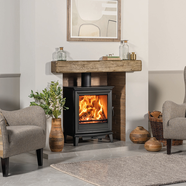 Stovax Chesterfield 5 Wide Eco Multi-Fuel Stove | Flames.co.uk