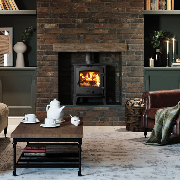 Stovax County 5 Eco Wood Burning / Multi-Fuel Stove | Flames.co.uk
