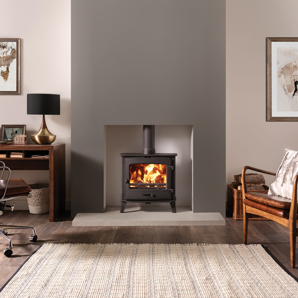 Stovax County 5 Wide Eco Multi-Fuel Stove | Flames.co.uk