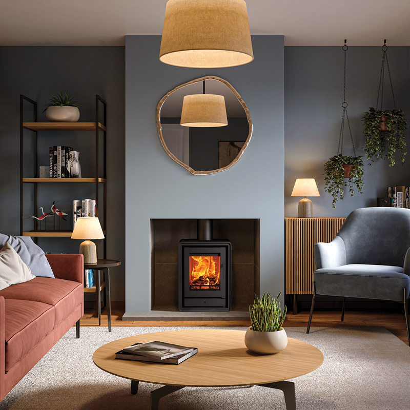 Stovax Riva2 40 Freestanding Multi-Fuel Stove | Flames.co.uk