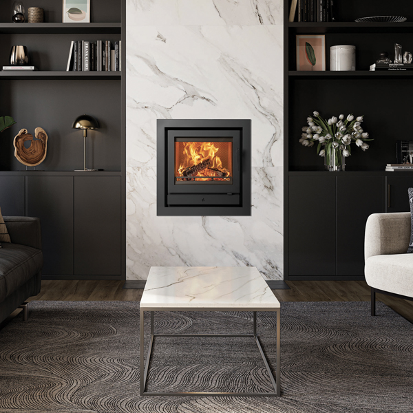 Stovax Riva2 50 Inset Cassette Wood Burning Stove | Flames.co.uk