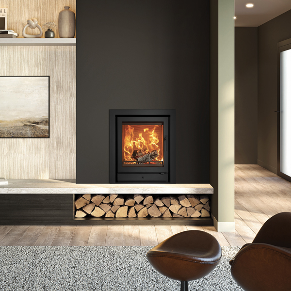 Stovax Riva2 55 Inset Cassette Wood Burning Stove | Flames.co.uk