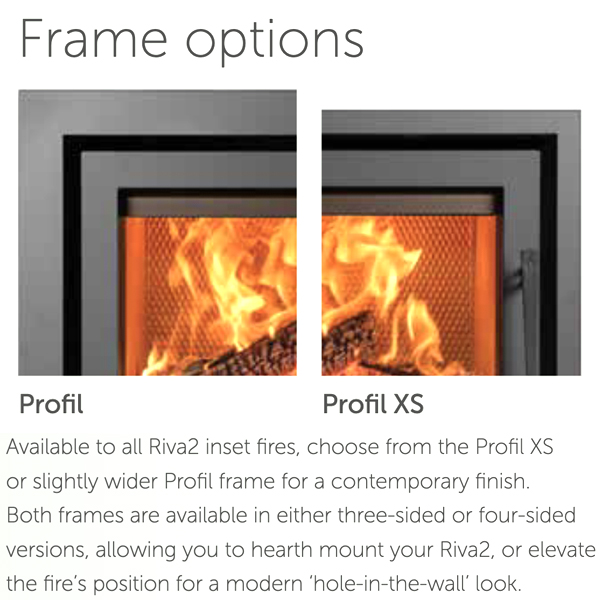 Stovax Riva2 55 Inset Cassette Wood Burning Stove | Flames.co.uk