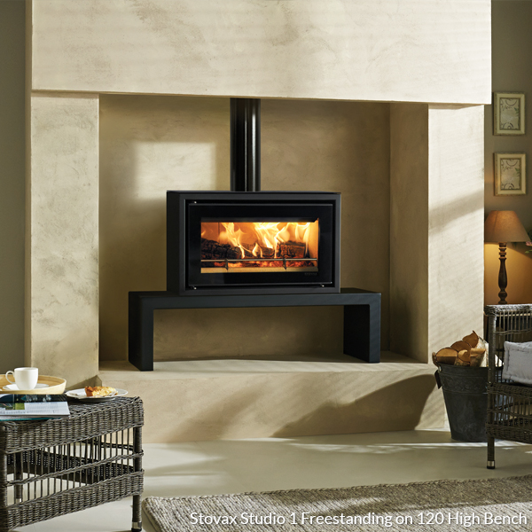 Stovax Studio 1 Freestanding Wood Burning Fire | Flames.co.uk