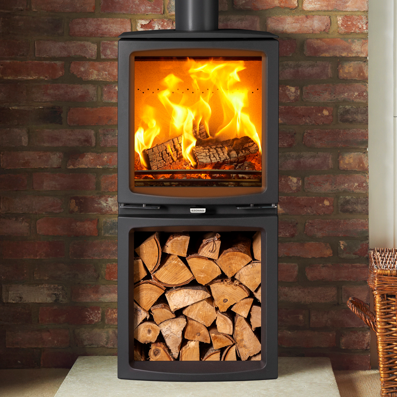 Stovax Vogue Medium Highline Eco Wood Burning / Multi-Fuel Stove ...