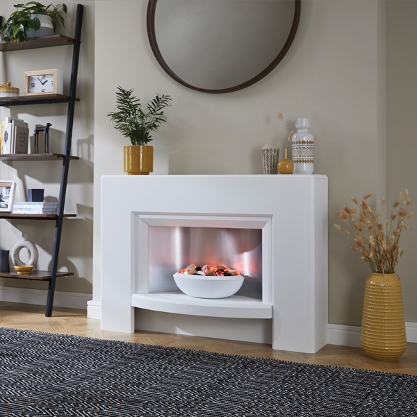 Suncrest Stockeld Electric Fireplace Suite | Flames.co.uk