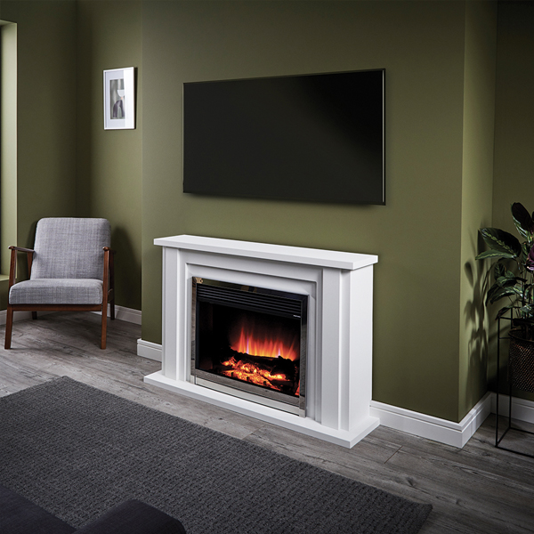 Suncrest Vermont Electric Fireplace Suite | Flames.co.uk