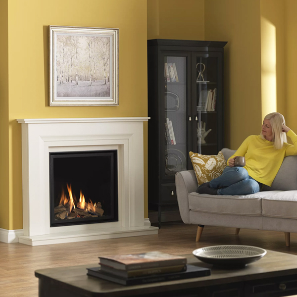 Wildfire Ravel 750 Valentia Marble Gas Fire Suite | Flames.co.uk