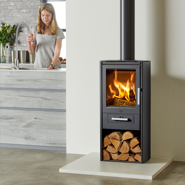 Varde Samso Wood Burning / Multi-Fuel Stove | Flames.co.uk