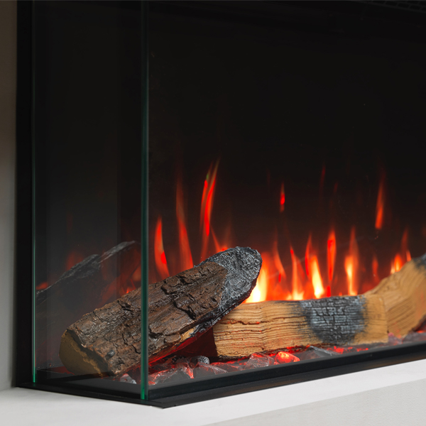 Vision Futura VF1500 1-2-3 Sided Electric Fire | Flames.co.uk