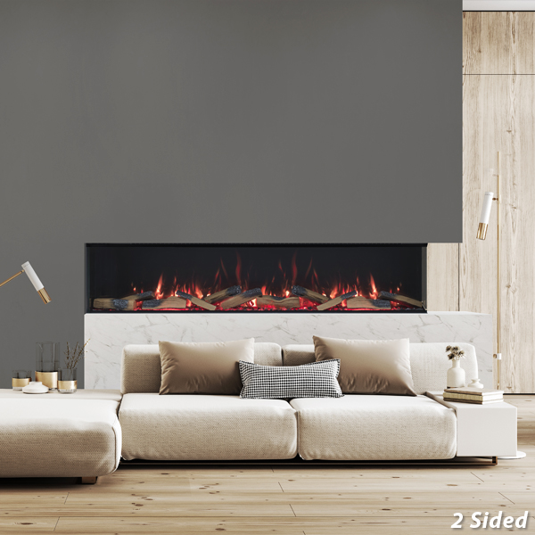Vision Futura VF1800 1-2-3 Sided Electric Fire | Flames.co.uk