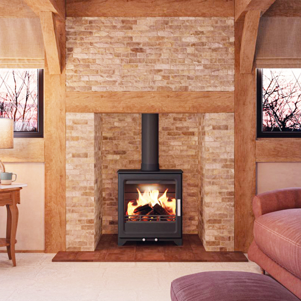 Woodpecker WP5 Plus Wood Burning / Multi-Fuel Stove | Flames.co.uk